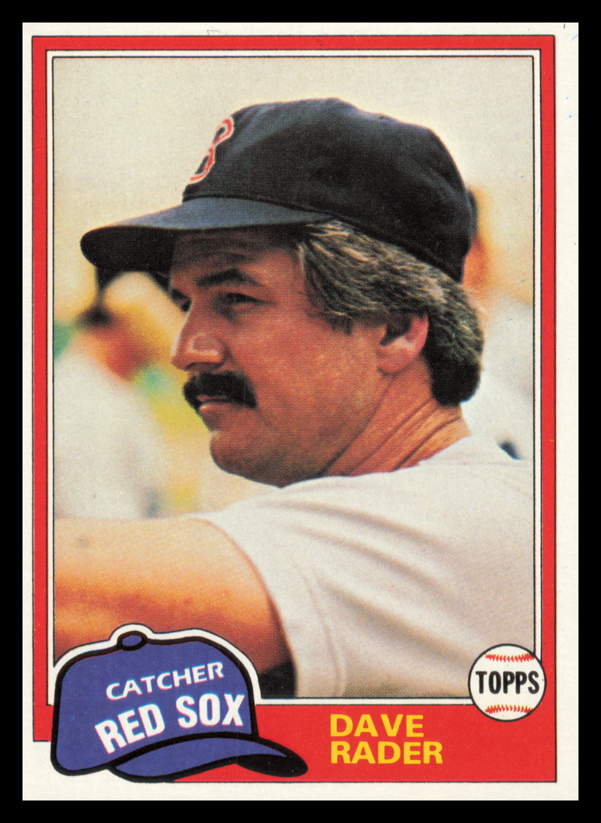 1981 Topps #378 Dave Rader Boston Red Sox | eBay