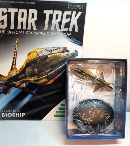 Eaglemoss Star Trek Starships #43 Species 8472 Bioship Ship W/ Magazine ...