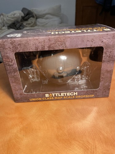 Battletech Mercenaries Kickstarter Union-Class Map Scale Dropship Box ...