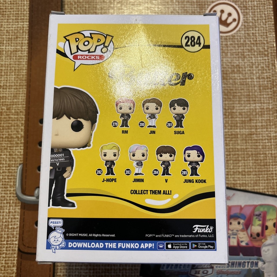 Funko Pop! Vinyl: BTS - V #284 889698640497 | eBay