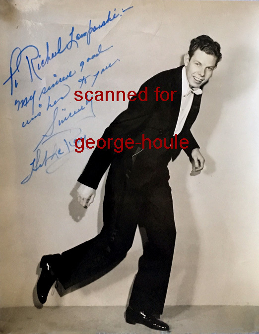 HAL LE ROY - PHOTOGRAPH - AUTOGRAPH - TAP DANCER - HAROLD TEEN - COMIC ...