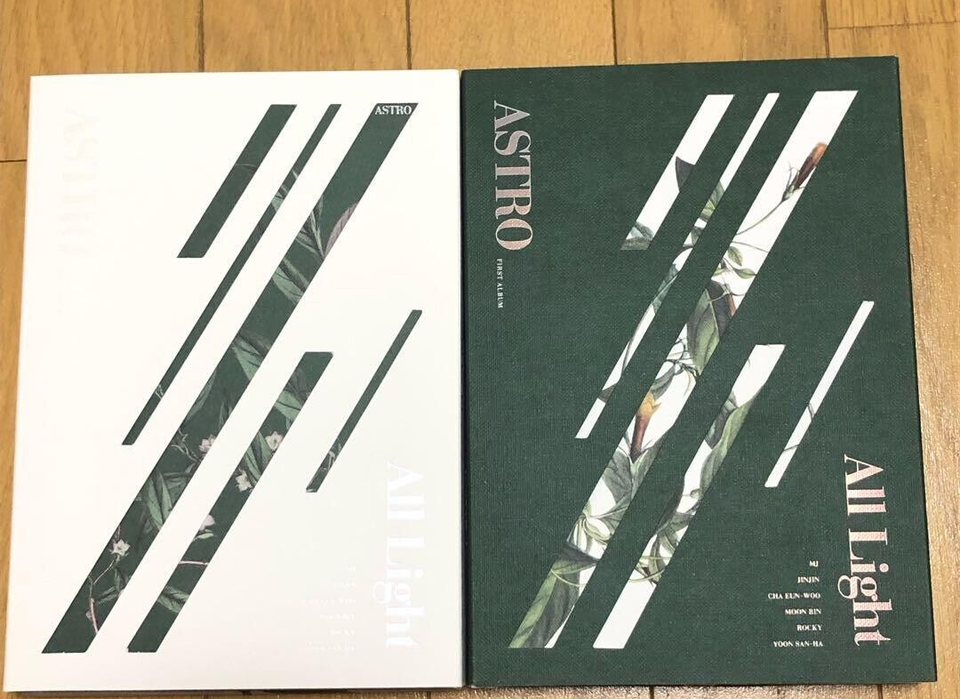 ASTRO All Light 1st Full Album 2019 Green Ver & White Ver Set of 2 CD ...