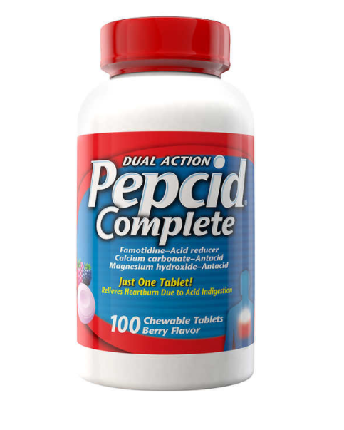 Pepcid Dual Action Complete, 100 Chewable Tablets 716837291121 | eBay