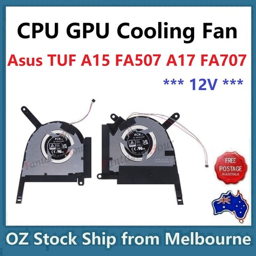 CPU GPU Cooling Fan Asus TUF Gaming A15 FA507R FA507RC FA507RE FA507RM ...