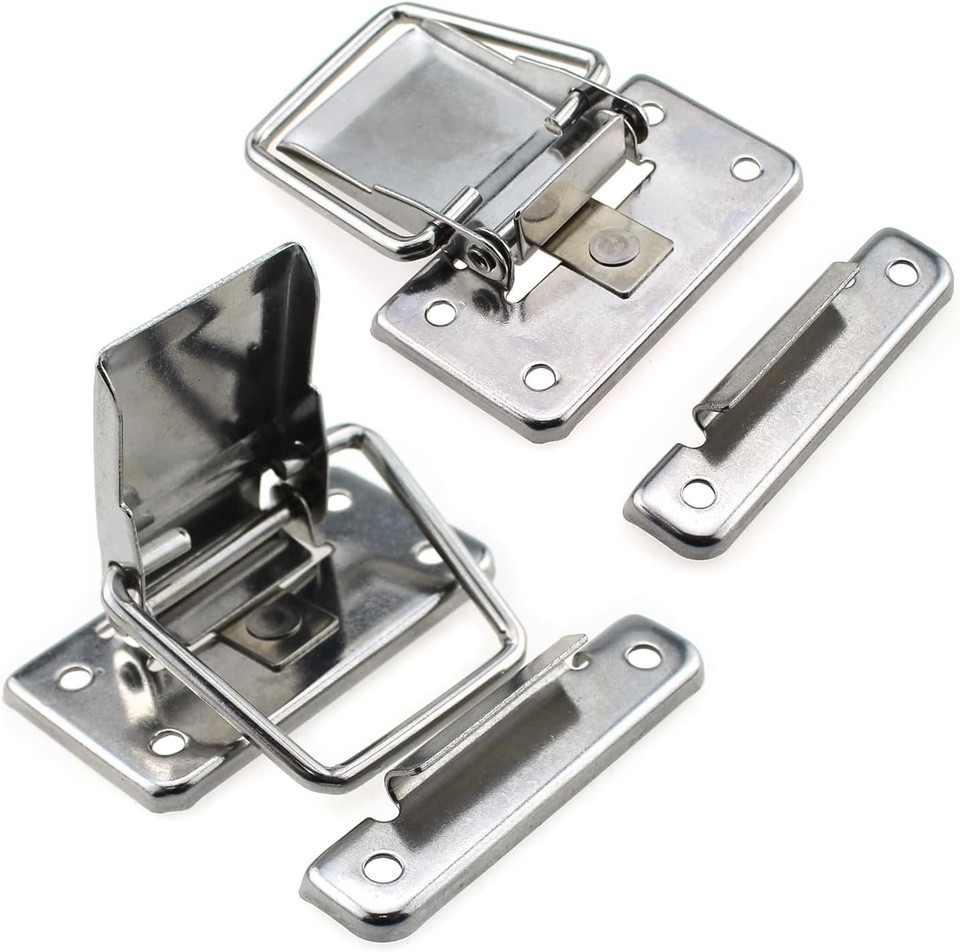 2PCS Suitcase Box Cabinet Tool Cabinet Box Latch Lock Spring Loaded ...