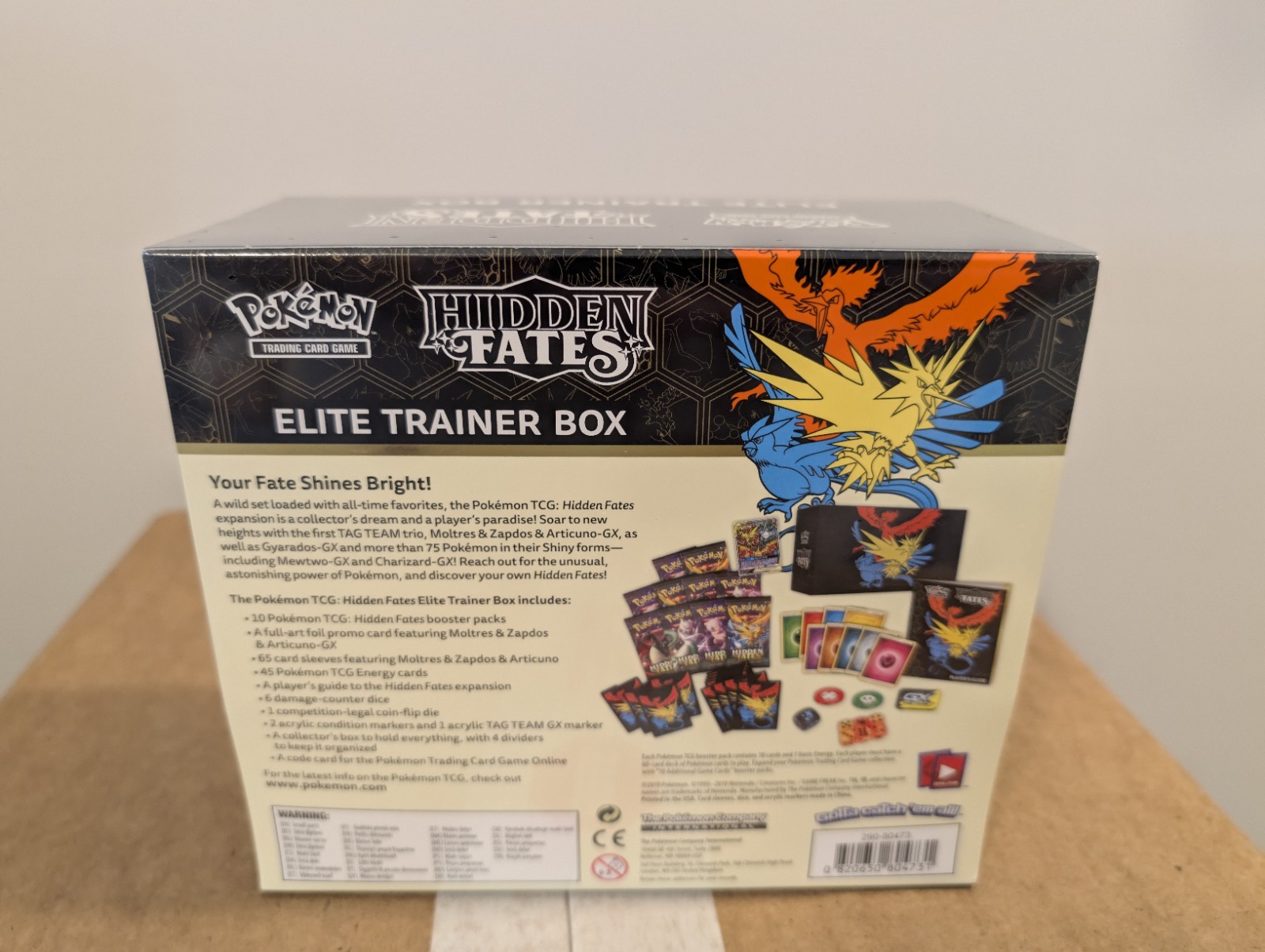 Pokémon TCG: Hidden Fates Trainer Box, 2019 for sale online | eBay