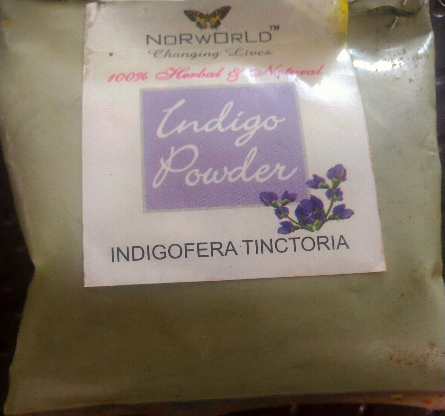 100% PURE INDIGO LEAVES POWDER FOR BLACK HAIR DYE ORGANIC Natural - F ...