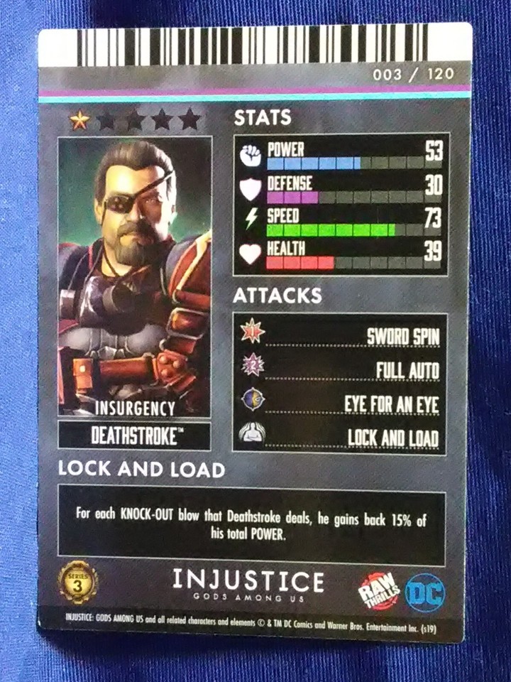 DC Injustice Gods Among Us Base & Holofoil Arcade Cards Series 3 & 4 ...
