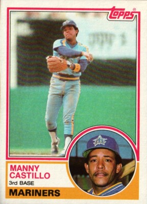 1983 Topps Baseball #258 - Manny Castillo - Seattle Mariners 83-1545 | eBay