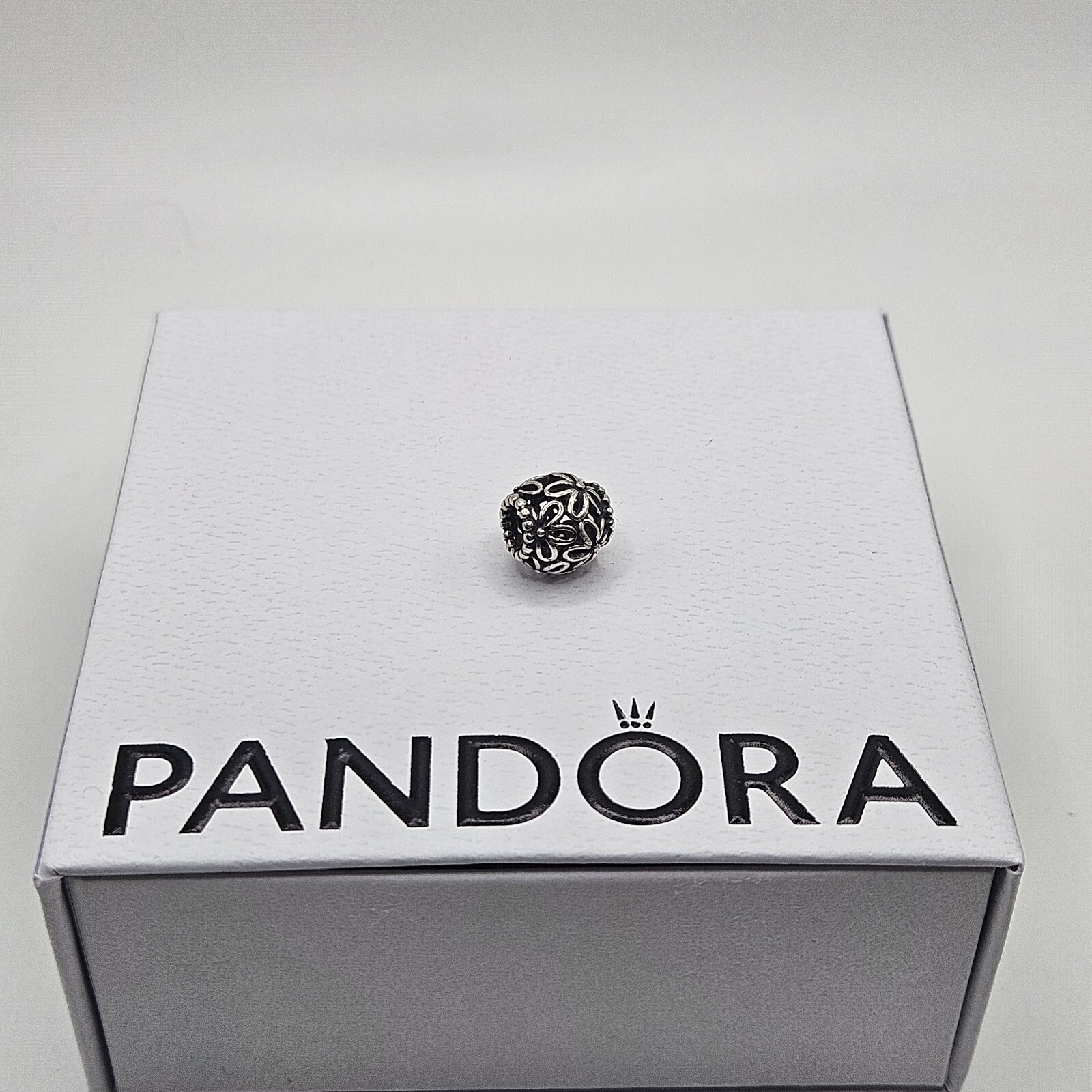 Genuine Pandora Openwork Wildflower Walk Charm ALE 92… - Gem