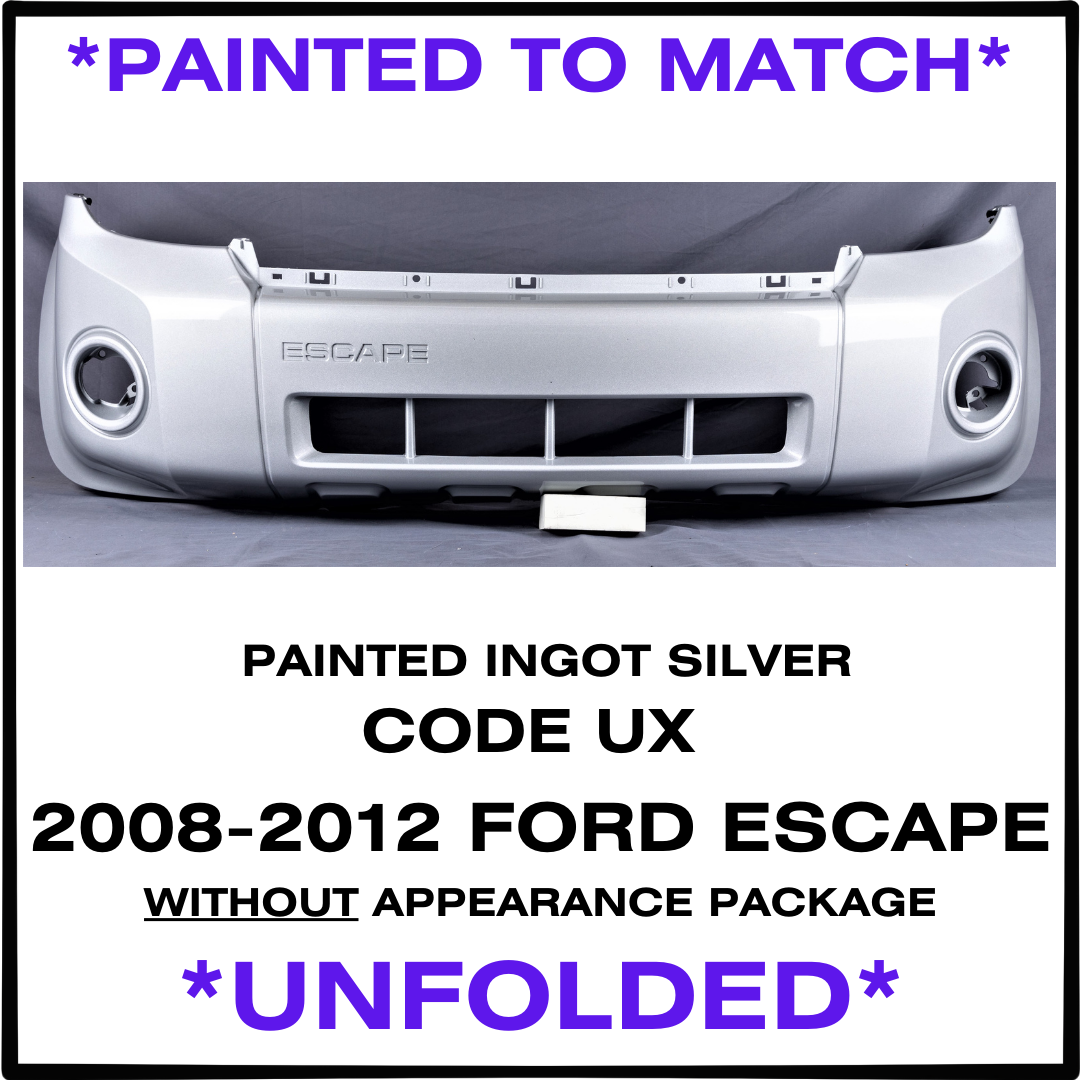 2008-2012 Ford Escape Front Bumper Cover Painted Ingot Silver | OE ...