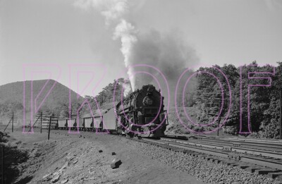 Pennsylvania Railroad (PRR) Engine 6434 on Horseshoe Curve in 1951 ...