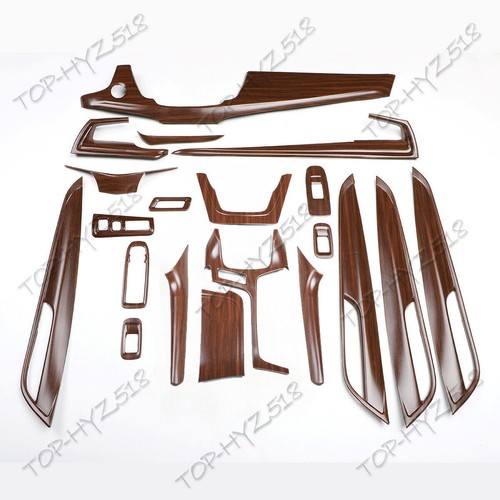 For Cadillac XT5 2020-2024 ABS Wood Grain interior kit Trim Strip Trim ...