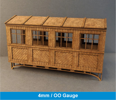 Industrial Over Bridge Laser Cut Kit OO Gauge 4mm Model Railway Layout ...