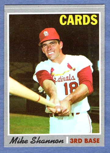 1970 TOPPS BASEBALL #614 MIKE SHANNON NM BEAUTY!! | eBay