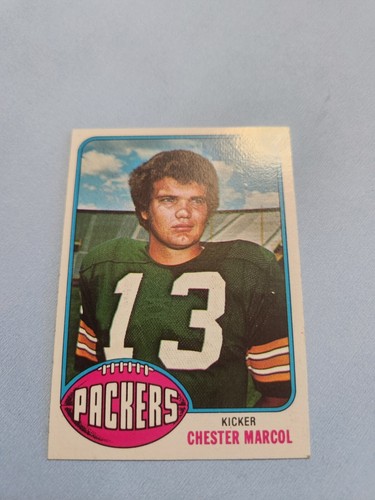 chester marcol 1976 TOPPS #185 PACKERS KICKER | eBay