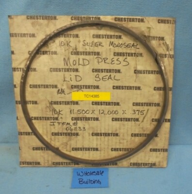 CHESTERTON 061133 SUPER-MONOSEAL MOLD PRESS LID SEAL, 11.5" X 12" X 0. ...