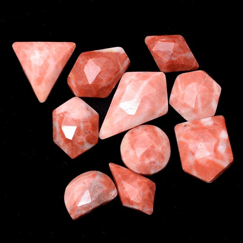 Natural Red Jasper Flat Back Uneven Fancy Rose Cut Untreated Gemstones ...