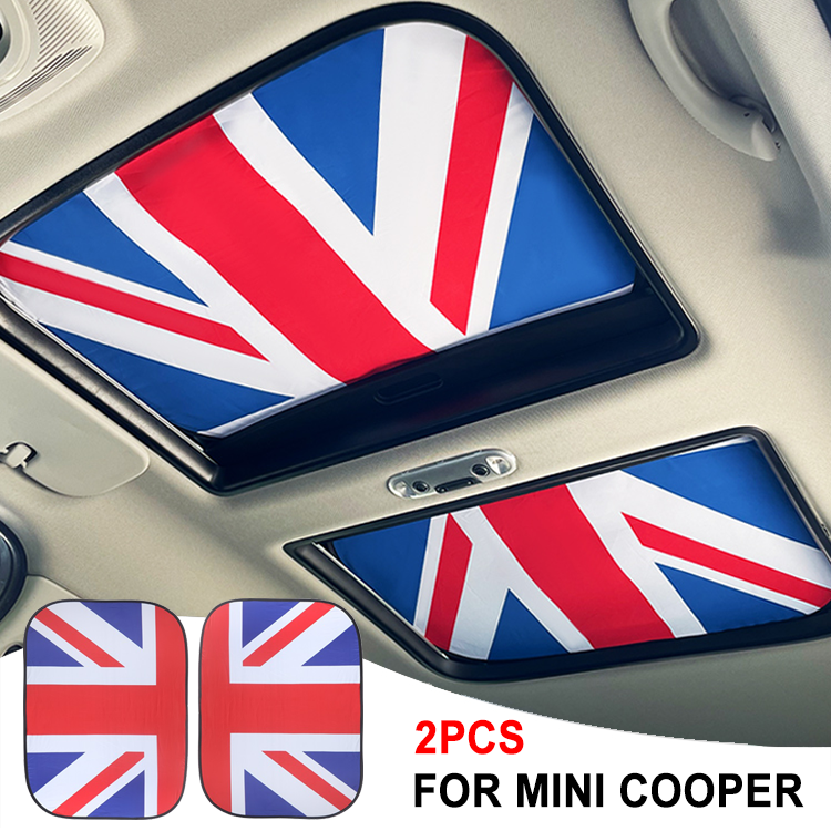 2 For MINI Cooper S Clubman F55 F56 R56 Sunroof Sun Shade Foldable Roof ...