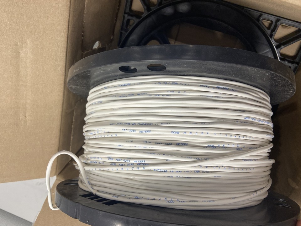 West Penn 12/2 Unshielded CMP Plenum Wire 1000ft-2524BWH1000 | eBay