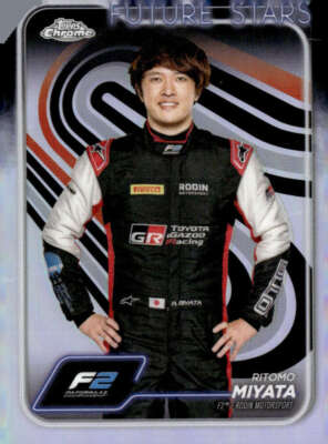 RITOMO MIYATA 2024 Topps Chrome Formula 1 Refractor #26 F2 Future Star ID:125419 | eBay