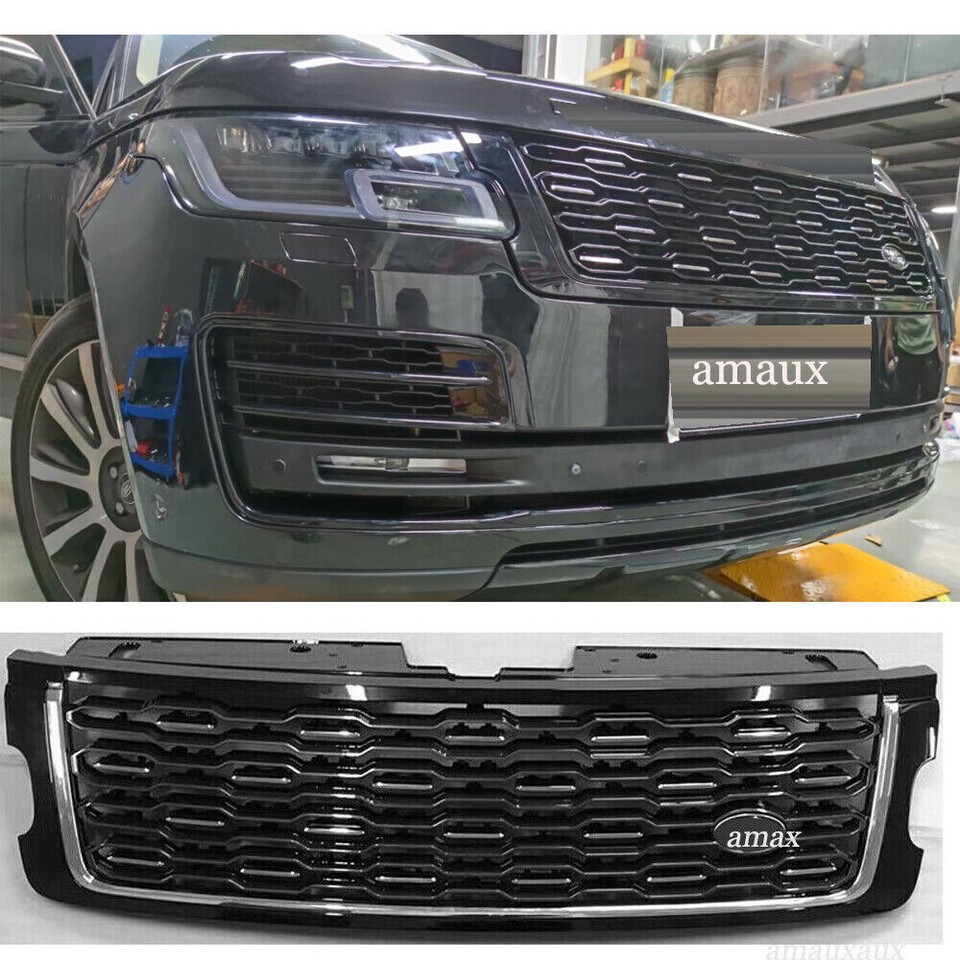 For Land Rover Range Rover Vogue L405 2018 2019 2021 Grill Black SV SVA ...