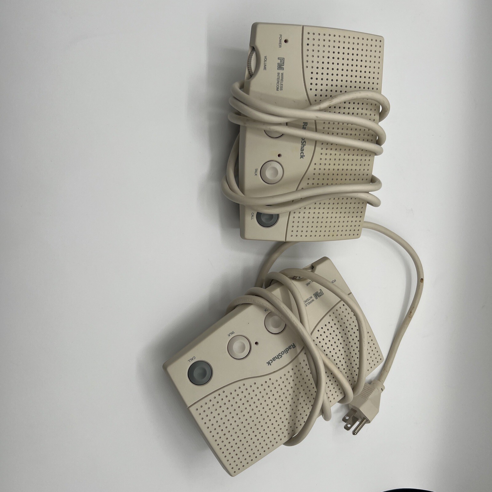 Radio Shack 43-493 Wireless FM Intercom White w/ Box- Tested | eBay