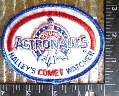 Vintage Patch Halley's Comet Watcher Young Astronauts FREE SHIPPING | eBay