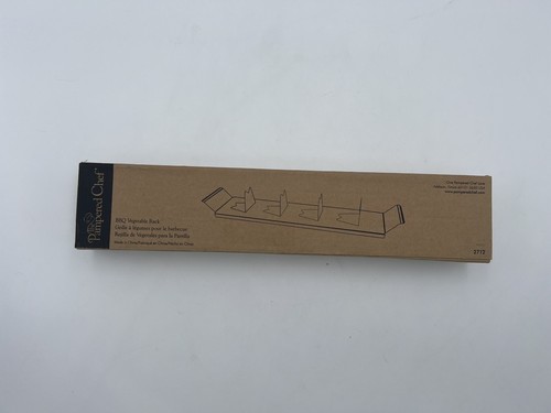 NEW PAMPERED CHEF STAINLESS STEEL BBQ VEGETABLE RACK #2712 NIB Retired ...