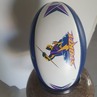 Prostar NRL Melbourne Storm Mini Synthetic Football 20cm | eBay Australia
