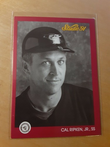1991 LEAF STUDIO CAL RIPKEN JR. BALTIMORE ORIOLES Baseball Card, HOF ...