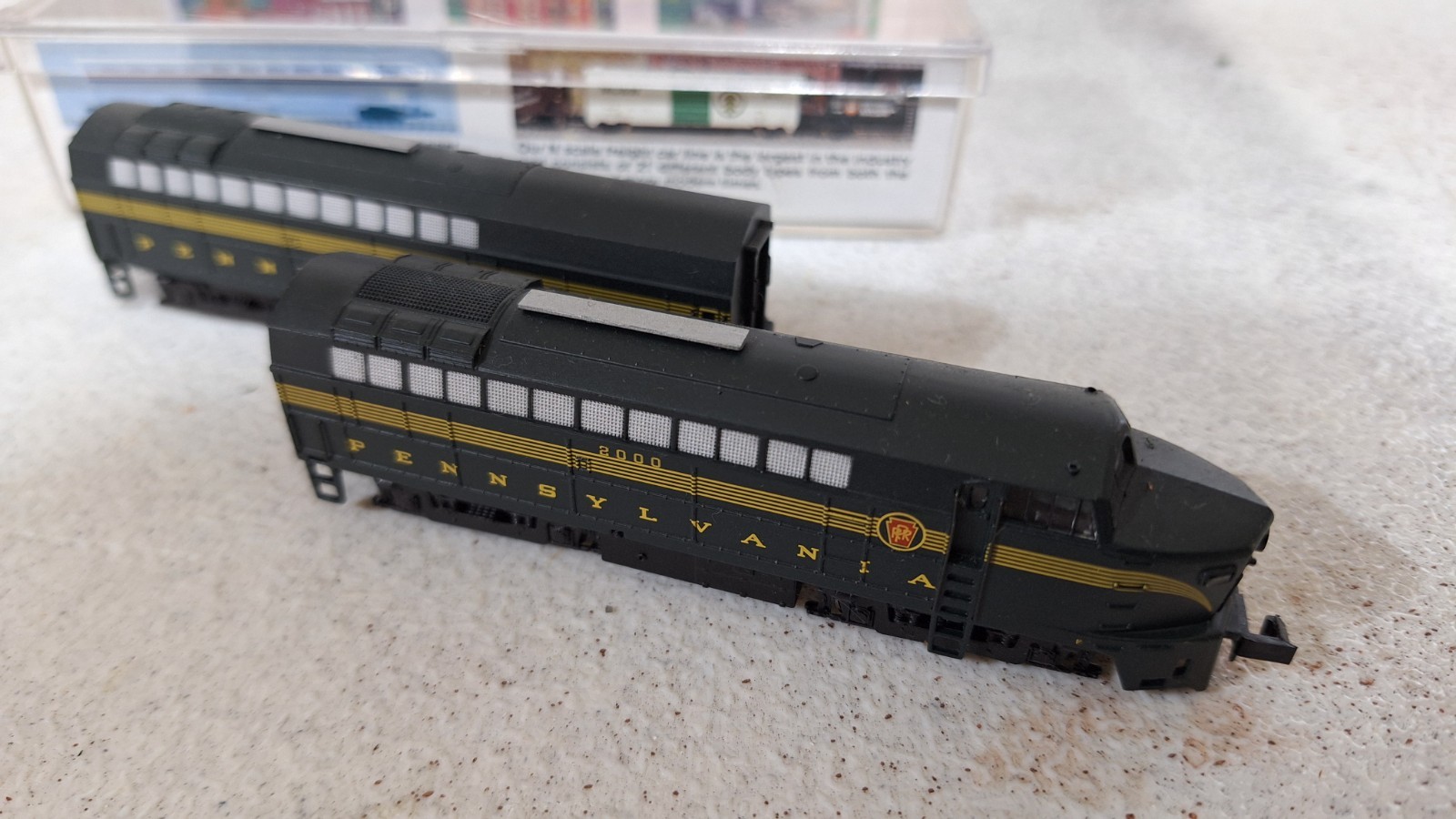 N SCALE E-R MODELS PENNSYLVANIA RR RF16 A&B SHARKNOSES | eBay
