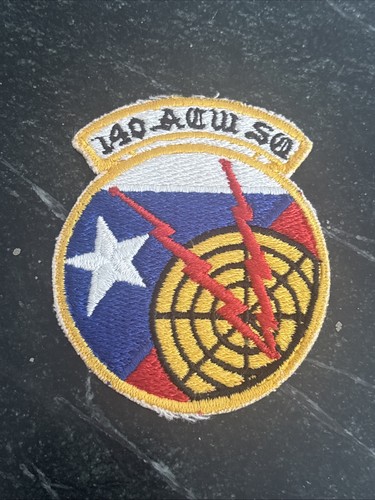 USAF 140th Ac&W Radar SQUADRON JACKET PATCH RARE | eBay