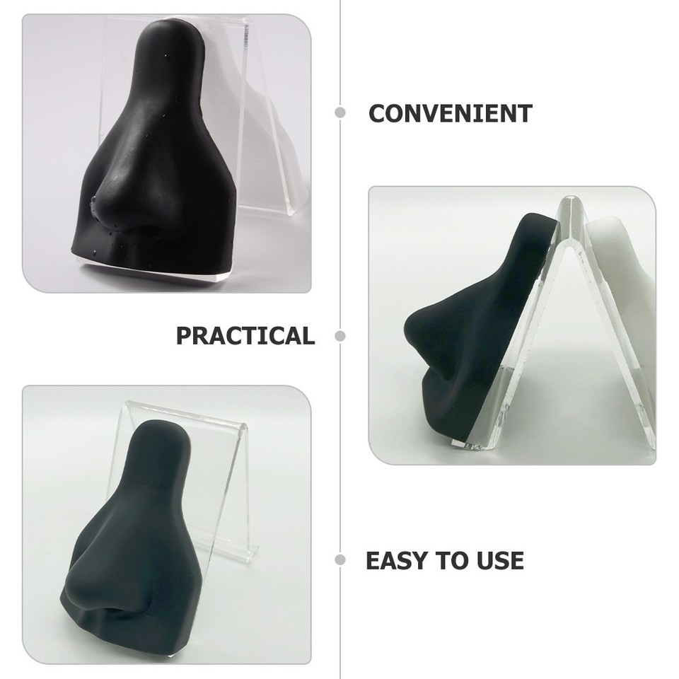 1 Set Silicone Nose Piercing Model Nose Piercing Model for Practice ...