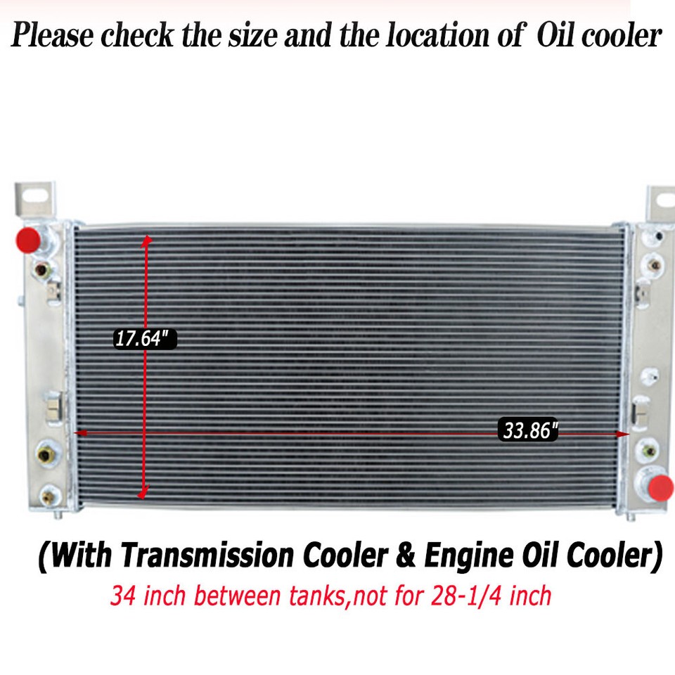 2370 Radiator For Chevy Silverado 1500 2500 Suburban Tahoe 4.8 5.3 6.0 ...