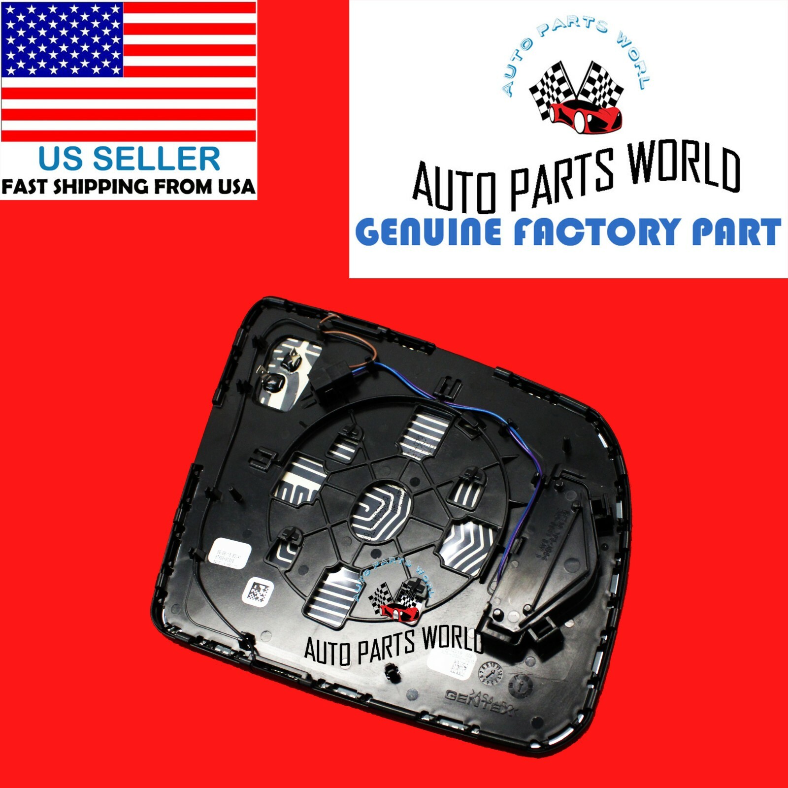 GENUINE OEM TOYOTA SEQUOIA TUNDRA LEFT DRIVER DOOR MIRROR GLASS 87906 ...