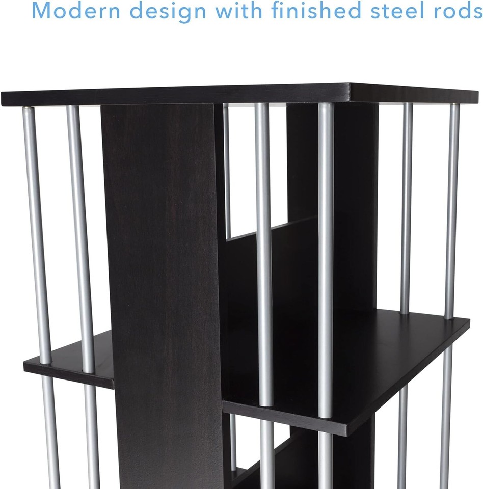 DVD Media Rack 216 CD Rotating Storage Cabinet Rack Shelf Stand ...