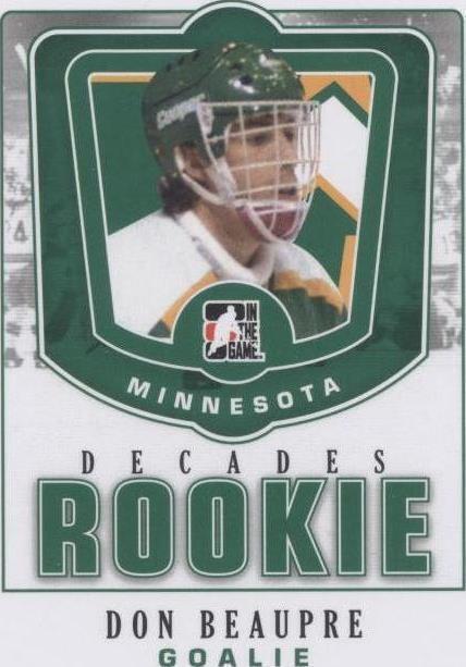2010-11 In the Game Decades 1980s - Decade Rookies Don Beaupre #DR-10 ...