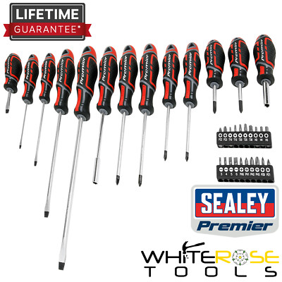 Sealey Screwdriver and Bit Set 33pc GripMAX® Premier Hand Tool ...