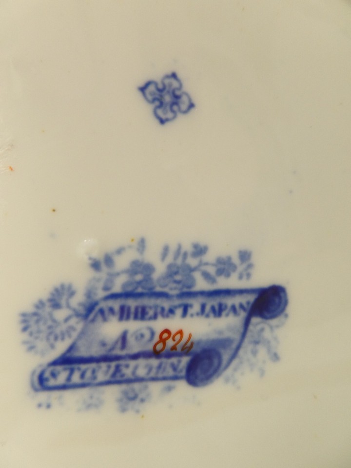 JAPANESE HAND PAINTED IMARI PORCELAIN PLATE MARKED TO BASE AM HERST | eBay