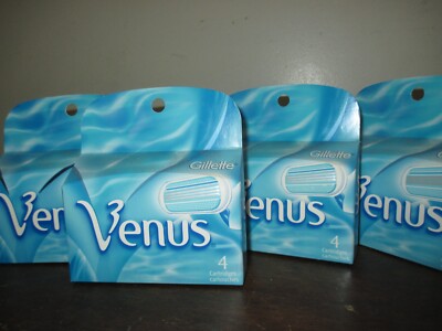 4 pack of 4 Gillette Venus Razor Refill Cartridges | eBay