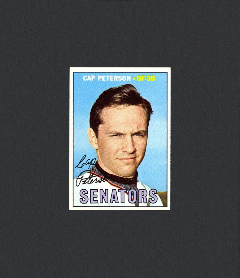 Cap Peterson 1967 Topps #387 - Washington Senators - Gem Mint | eBay