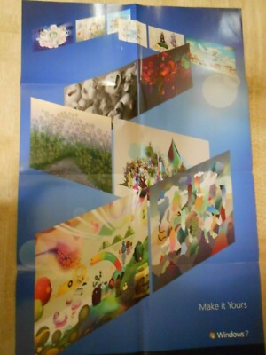 Microsoft Windows 7 House Party Poster Rare | eBay