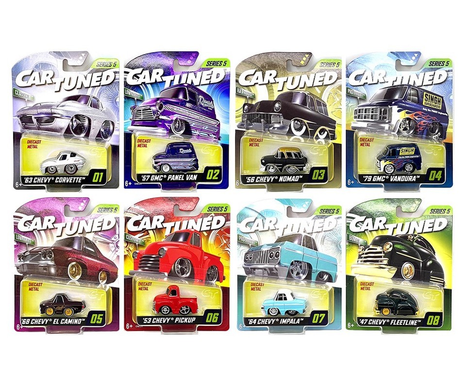 2025 CarTuned 1:64 Series 5 Mainline Assortment 8 Car Set, 592631-XX4 ...