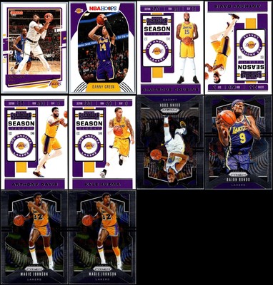 2019 Los Angeles Lakers (10) Card Lot - BRING HOME SOMETHING TRULY ...