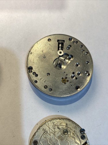 Lot Of 4 Pocket Watch Movements Waltham New England Swiss For Parts Or ...