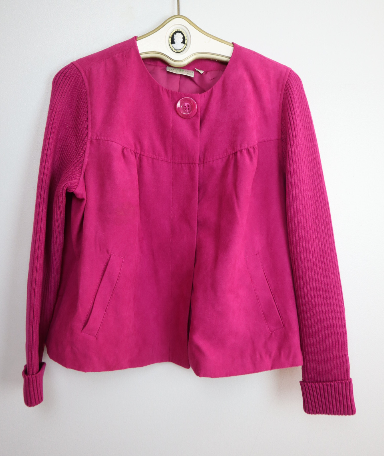 WOMEN'S FUCHSIA PINK PURPLE JACKET - STUDIO WORKS - S… - Gem