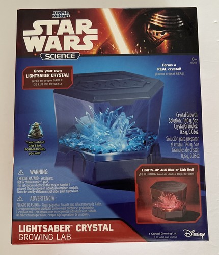 NEW STAR WARS SCIENCE Lightsaber Crystal Growing Lab Disney Uncle ...
