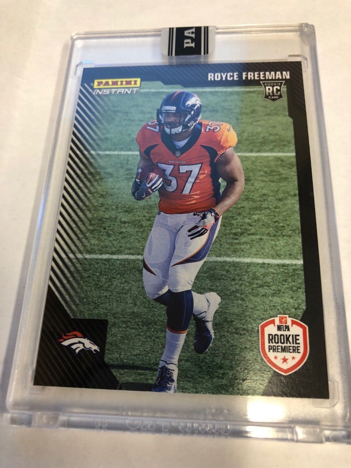 2018 Panini Instant BLACK RPS Royce Freeman RC Rookie Premiere Photo ...