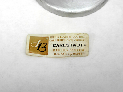 Julius Blum Wall Mounted Railings NOS Julius Blum Carlstadt Hand